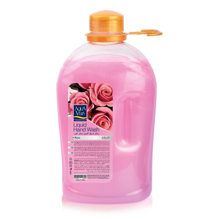 Liquid Hand Wash~Rose~ – Aqua Vera® – Beyaz Cosmetic