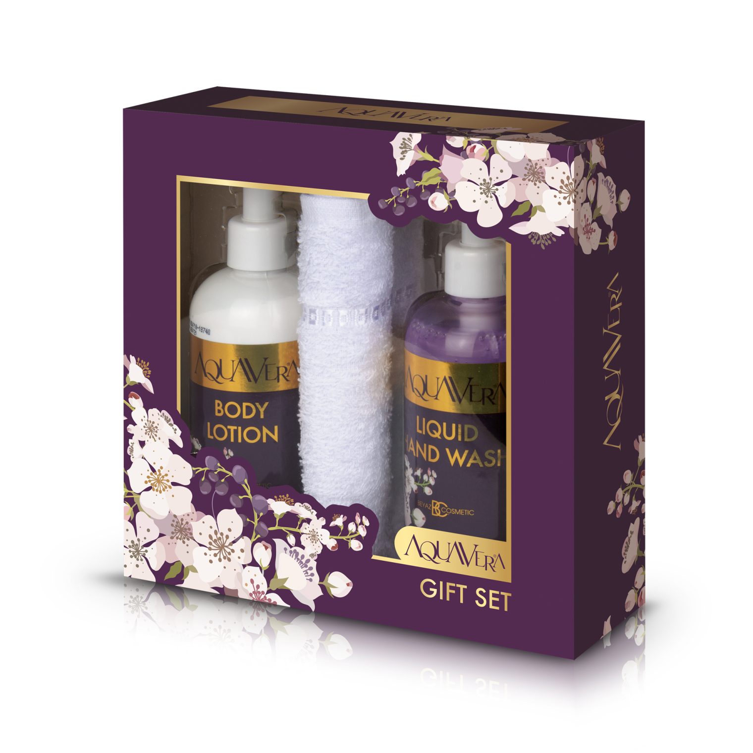Body LotionGift Set~Lilac~ – Aqua Vera® – Beyaz Cosmetic
